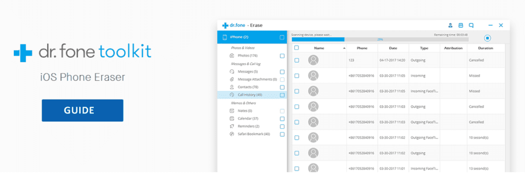 iOS Data Eraser- Erase Everything from iPhone/iPad/iPod Touch Easily