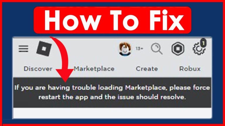9 Ways To Fix Roblox Marketplace Not Loading On Android